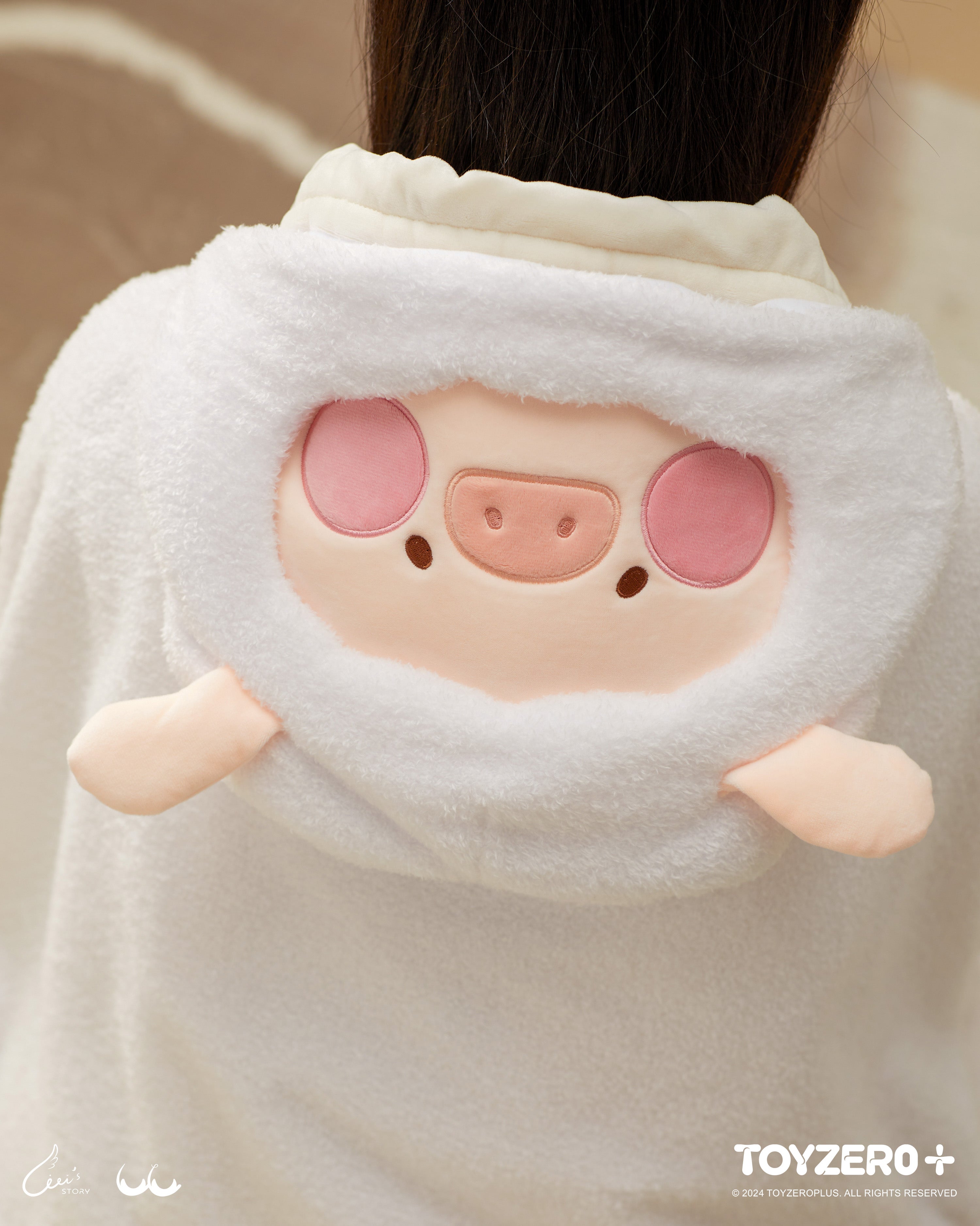 LuLu the Piggy Costume Series - Blanket with Hat – LuLu The Piggy