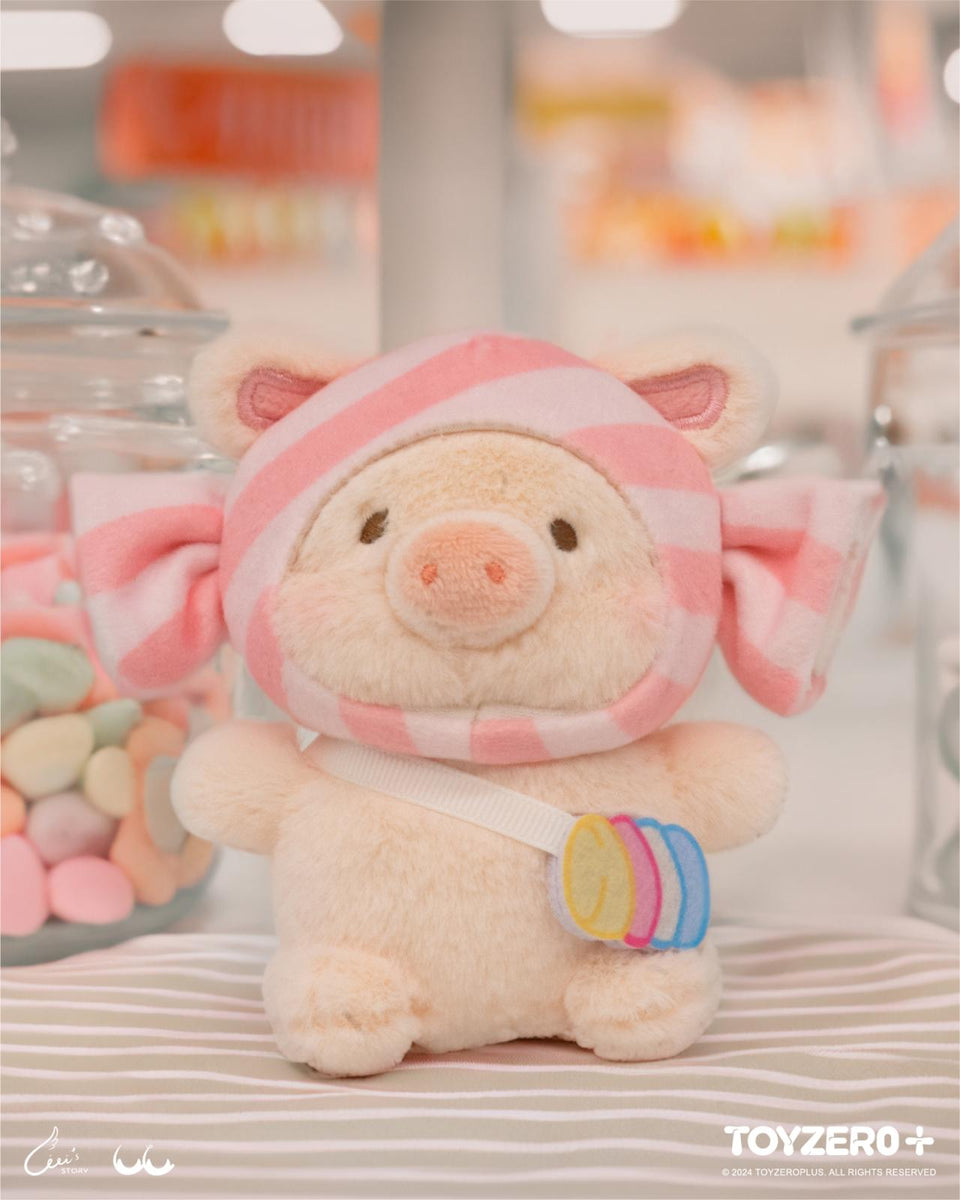 LuLu the Piggy Candy House - Candy Lu Plush Keychain – LuLu The Piggy