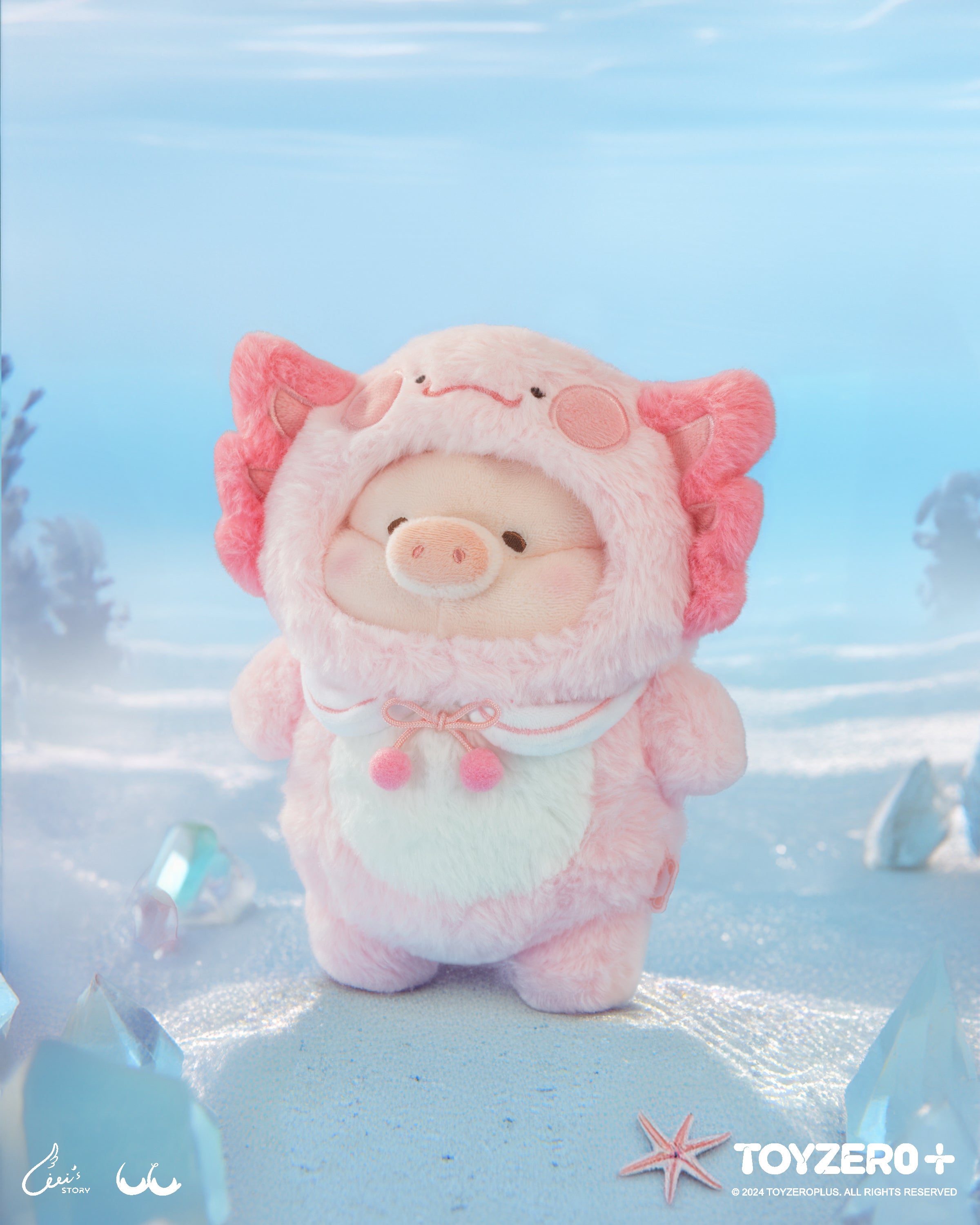 LuLu the Piggy Ocean - 18cm Axolotl LuLu Plush Toy – LuLu The Piggy