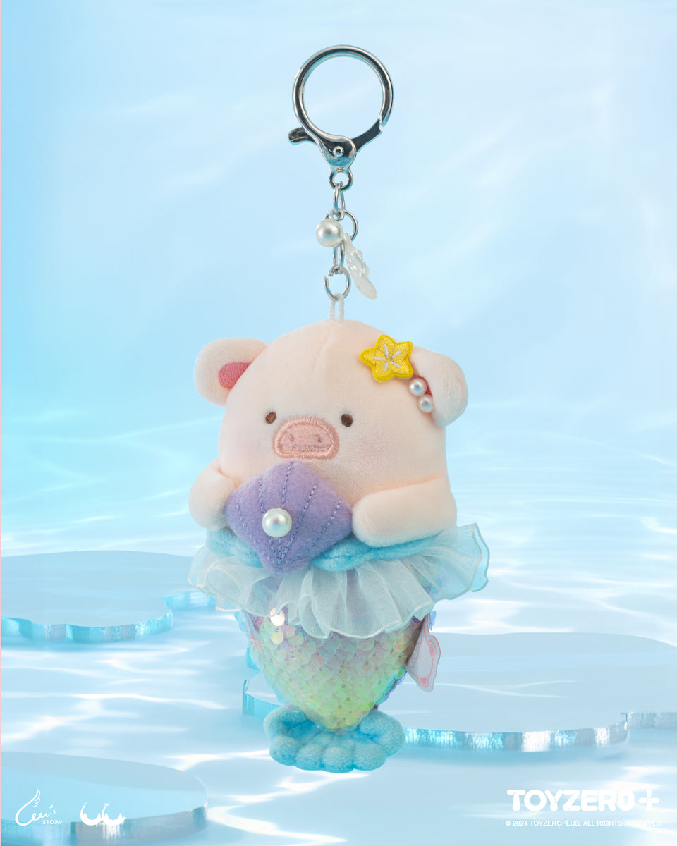 LuLu the Piggy Ocean - Mermaid LuLu Plush Keychain – LuLu The Piggy