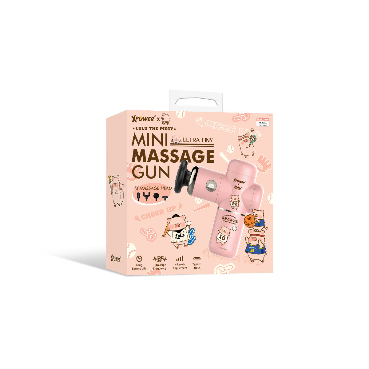 XPower x LuLu the Piggy - Mini Massage Gun – LuLu The Piggy