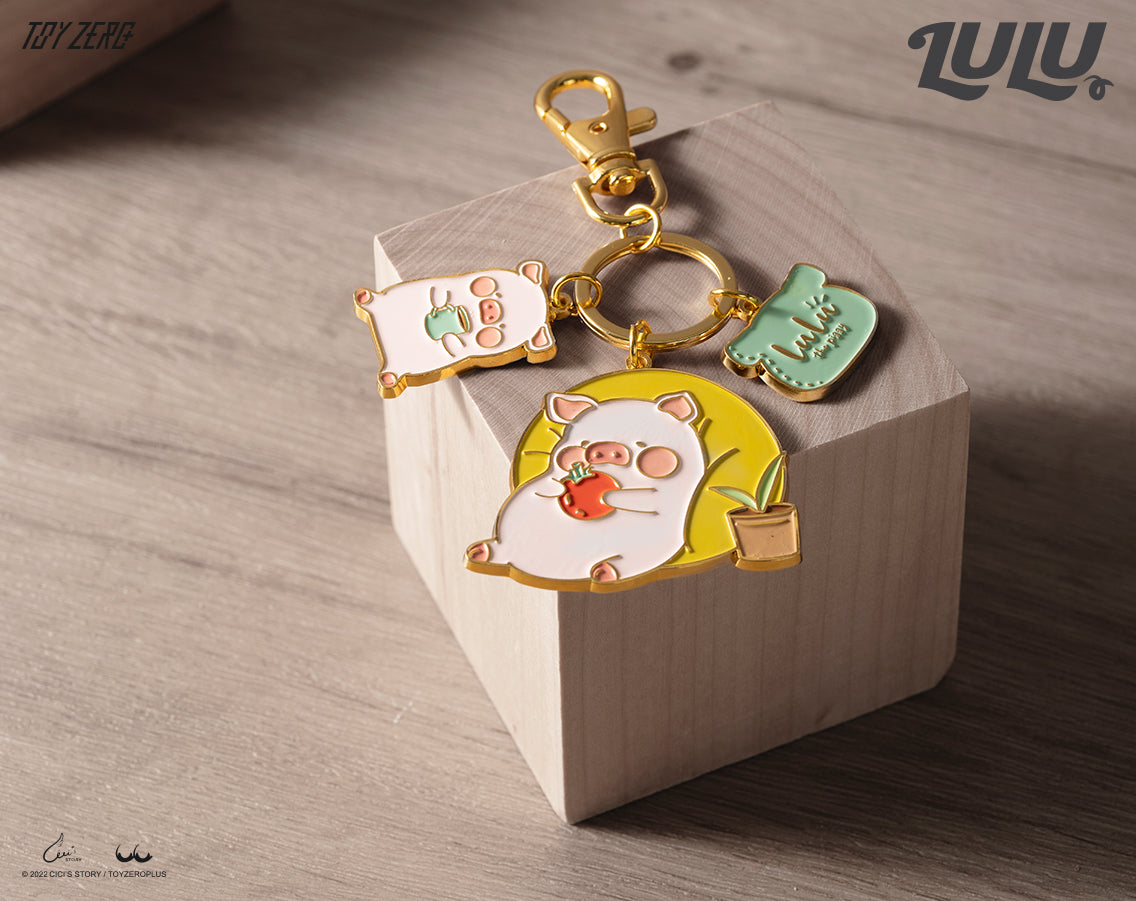 LuLu The Piggy Keychain (Yellow)